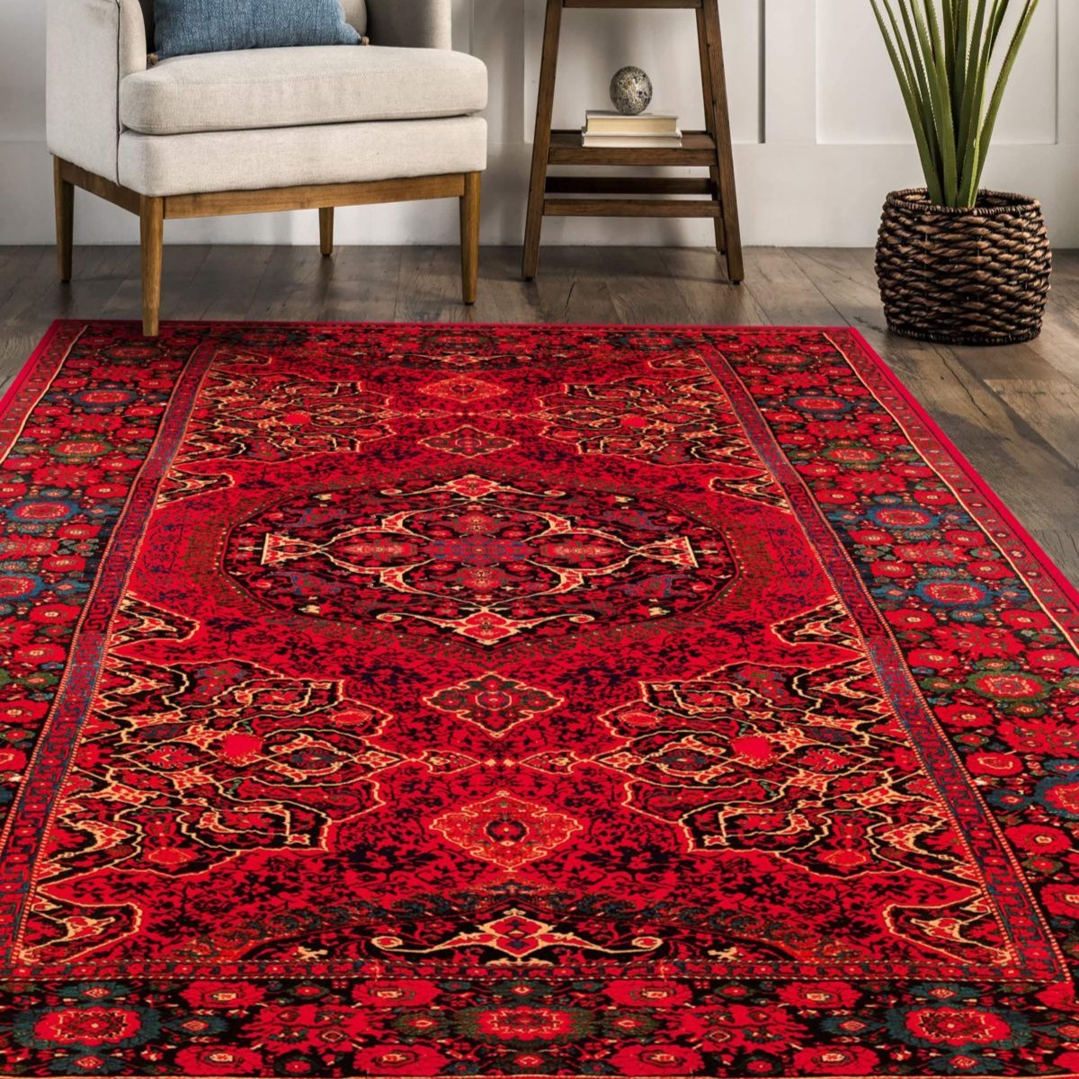 Deep Red Carpet - Plush Comfort, Vibrant Color, Hypoallergenic